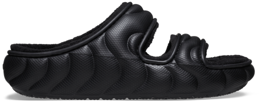 Classic Cozzzy Puffer Sandal in Black | Crocs