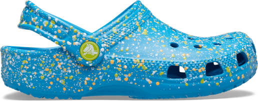 Classic Paint Splatter Clog Kids in Marina/multi | Crocs