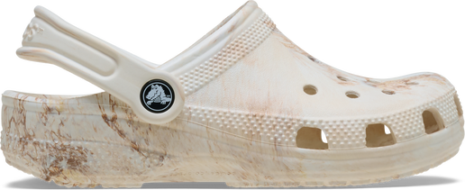 Classic Watercolor Marbled Clog Kids in Bone Swirl | Crocs