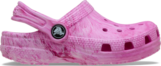 Classic Watercolor Marbled Clog Toddlers in Pink Swirl | Crocs