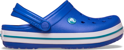 Crocband Clog Kids in Blue Bolt/turbo Teal | Crocs