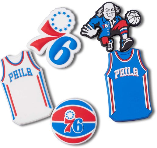 Jibbitz Nba Philadelphia 76ers 5 Pack | Crocs