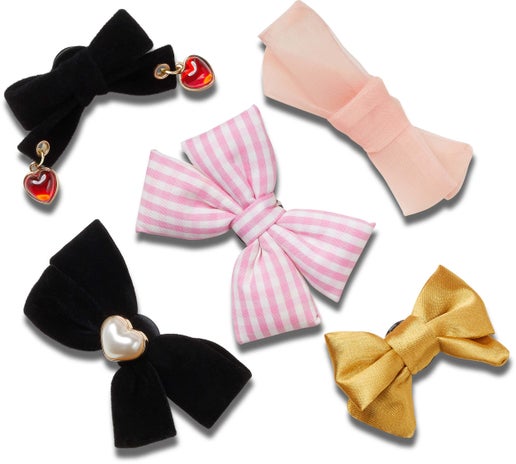 Jibbitz Oversized Mixed Bows 5 Pack | Crocs